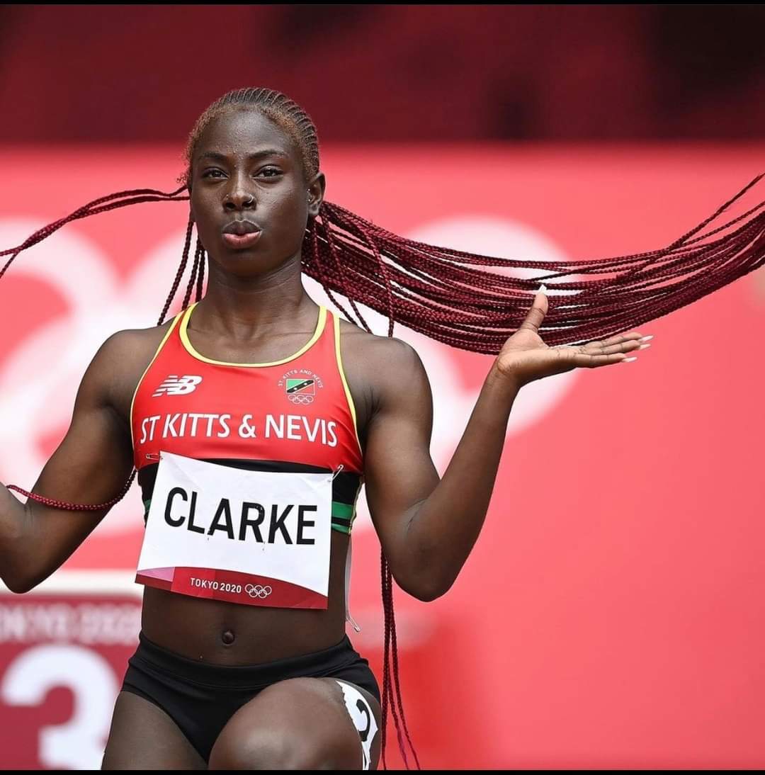 Sprinter Amya Clarke Featured On Olympics Instagram Page - SKN PULSE
