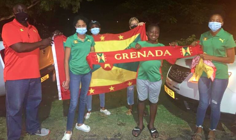 Olympic Swimmers Kimberly Ince And Delron Felix Return To Grenada - SKN ...