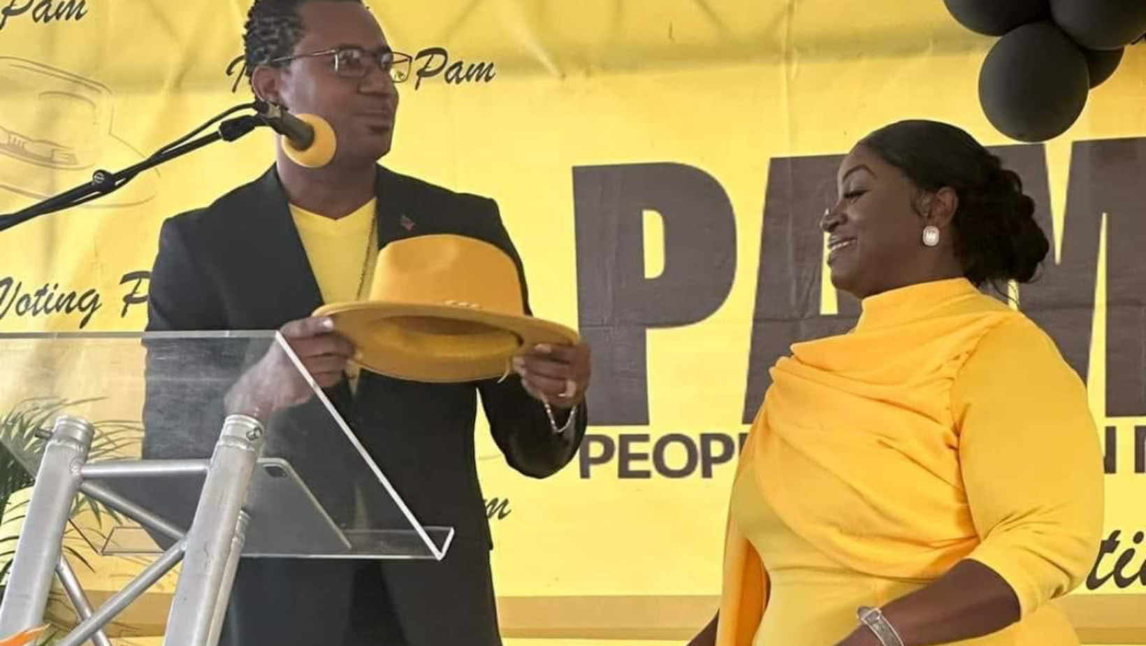HISTORIC PAM CONVENTION WELCOMES FIRST FEMALE POLITICAL LEADER; PARTY ...