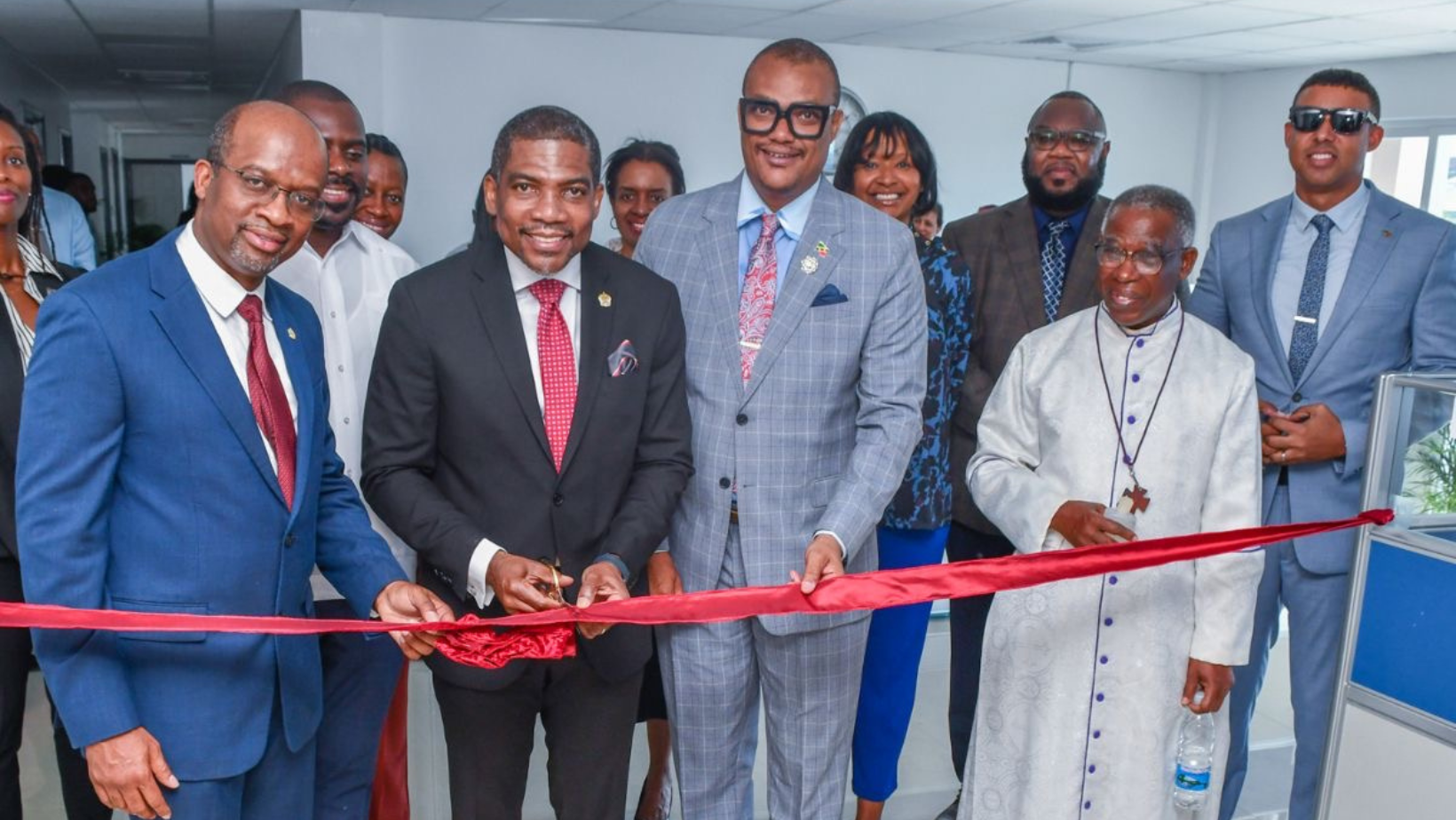 Prime Minister Drew Opens New CIU Headquarters, Emphasizes Its Critical ...
